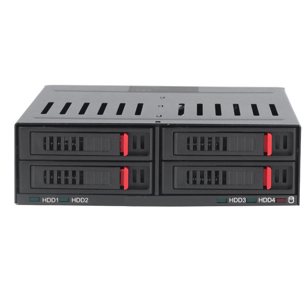 SSD Mobile Rack, Leakage 4 Bay HDD Cage Quiet Fan Indicator Light for ...