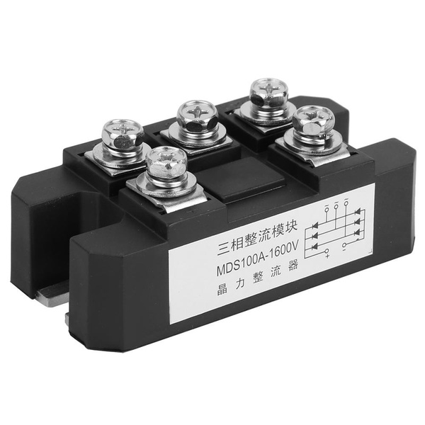 MDS-100A Bridge Rectifier 1600V 5 Terminals 3 Phase Full Diode Module ...