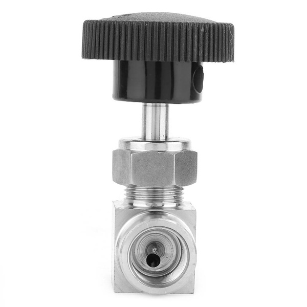 1/4 Needle Valve Stainless Steel BSPP Female Thread Straight Needle ...