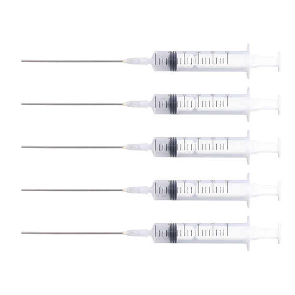 5Pc Ink Filling Syringe Plastic 10ml Injector Drawing Tool For Printer ...