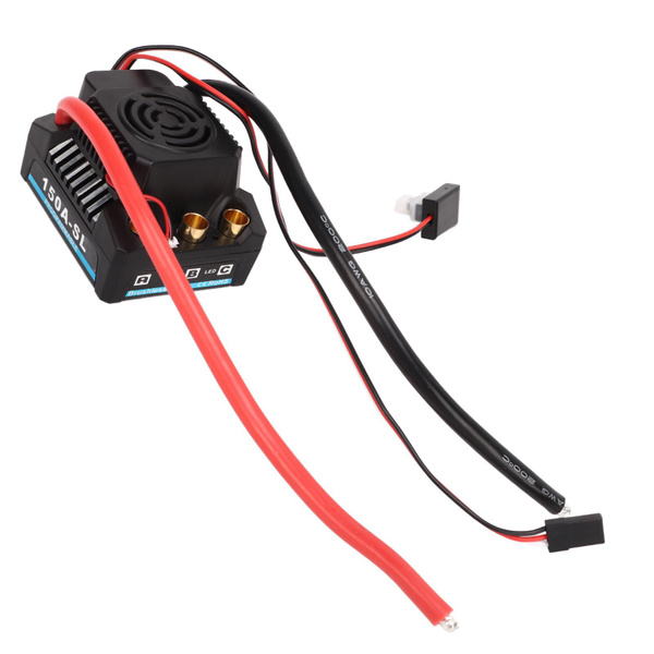150A Brushless ESC, Heat Dissipation Waterproof RC Speed Controller for ...