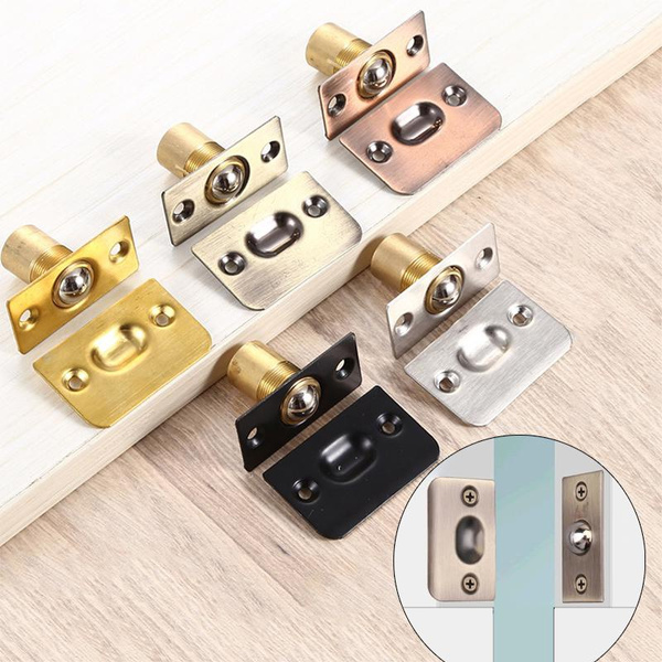 Stainless Steel Magnetic Door Stop Furniture Door Latch Spring ...