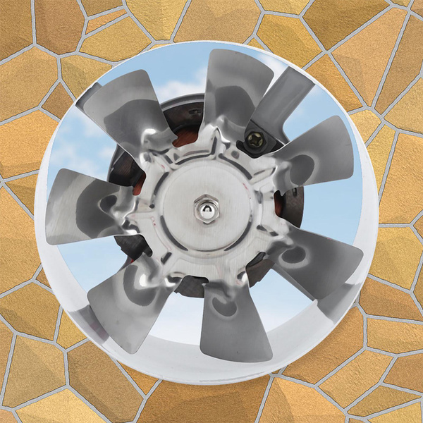 Duct Fan, Exhaust Fan Garage Exhaust Fan Silent Bathroom Fan Bathroom ...
