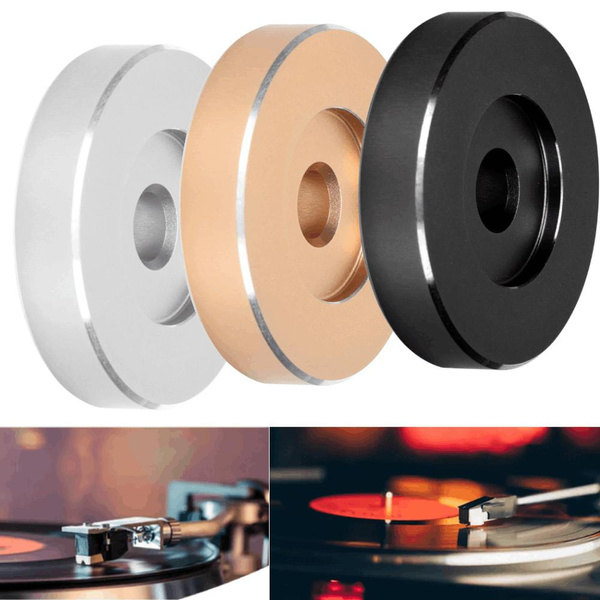 45 RPM Adapter, All Aluminum 45 RPM Record Turntable Adapter Large Hole ...