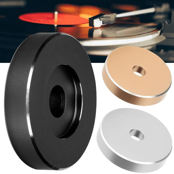 45 RPM Record Turntable Adapter Large Hole Conversion Sheet Black Clamp ... 45 RPM Record Turntable Adapter Large Hole Conversion Sheet Black Clamp ...