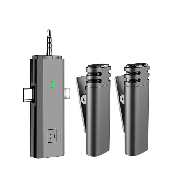 S17 Three-In-One Wireless Mobile Phone Microphone One Drag Two ...