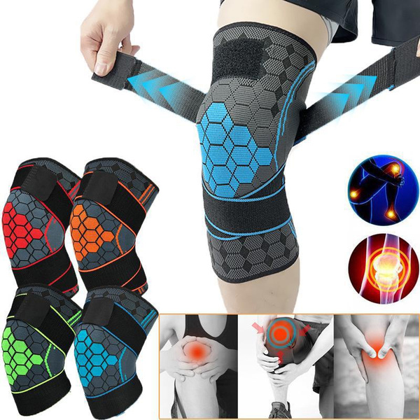 1 PC Sports Knee Pads Professional Silicone Anti-collision Spring ...