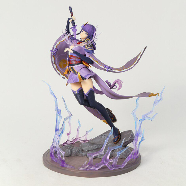 Genshin Impact Raiden Shogun Beelzebul PVC Anime Figure Collection Toy ...