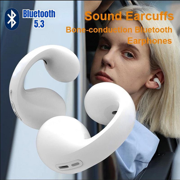 Wireless Bluetooth Earphones TWS Ear Hook Headset Sport Earbuds Bone Conduction Bluetooth 5.3 ...