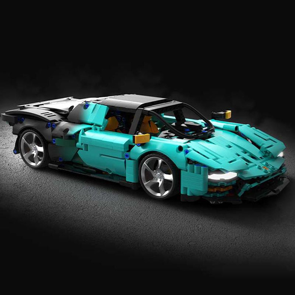 New 1589+Pcs MOC Technical Sports Car Building Blocks Assembling City ...
