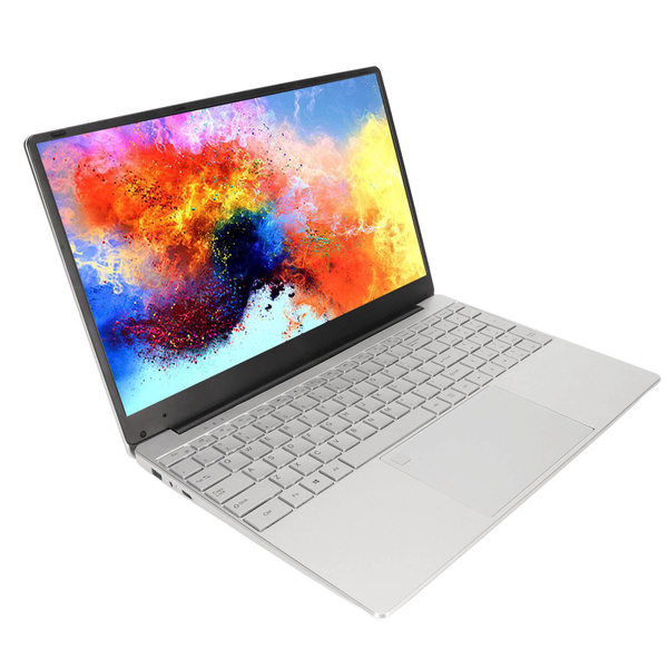 (8+128G) Portable Slim Laptop Computer Silver 15.6 HD Display J4125 | Wish