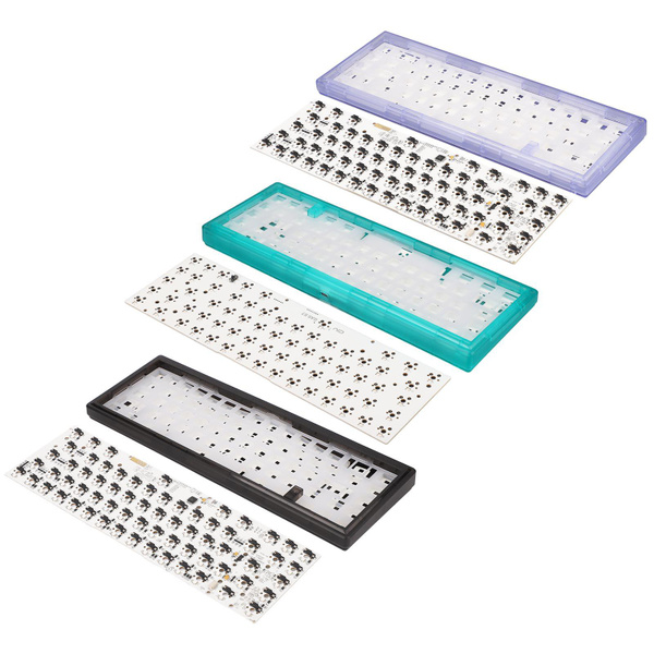 DIY Mechanical Keyboard Kit 67 Key Wired Switch Hot Swap RGB Backlit ...