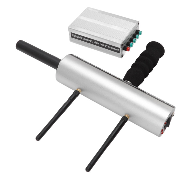 Metal Detector Aluminum Silver 20m Depth 1000m Scope 2 Antennas ...