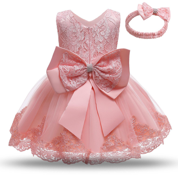 Baby Princess Dress Baby Dress Bow Tutu Skirt Infant Lace Dress For ...