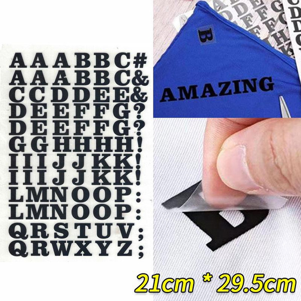 26 Letters Heat Transfer Ironing Patches For Clothes Heat Transfer ...