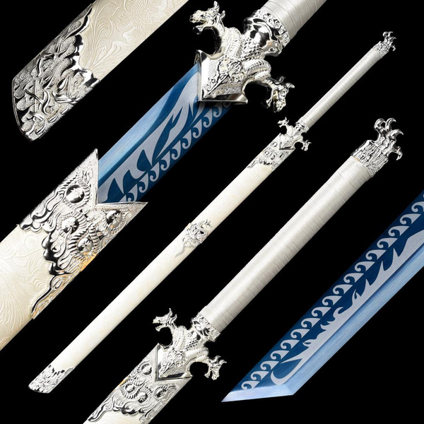 Tang Transverse Knife All Tang handmade traditional Chinese sword ...