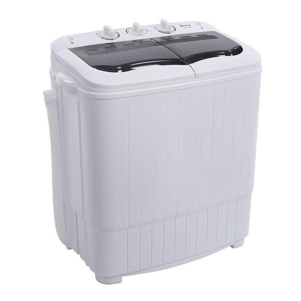 Home Apartment Twin Tubs Washing Machine 360W 14.3lbs Washer Clothing ...