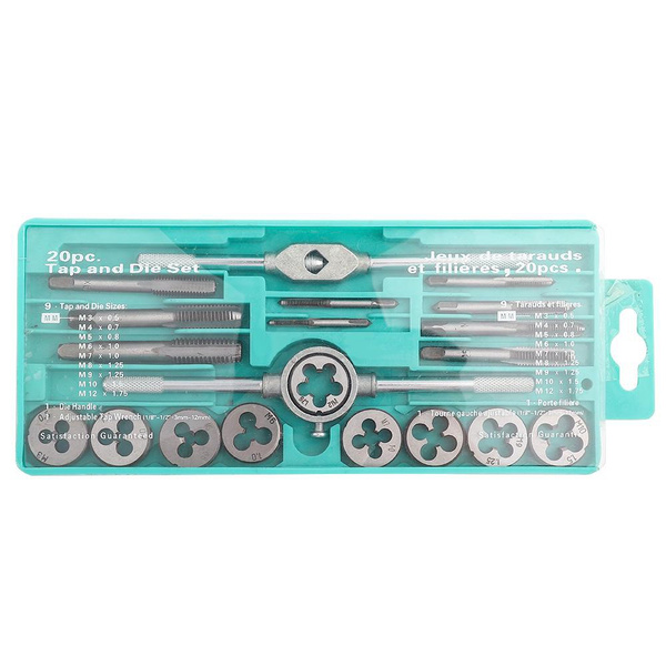 Taps And Dies Set M3~M12 Screw Thread & Tap Wrench & Die Wrench Hand | Wish