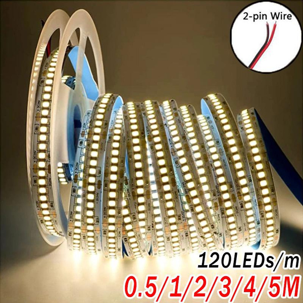 LED Strip Light 12V 0.5/1/2/3/4/5M 120 Leds SMD 2835 Diode Tape White ...