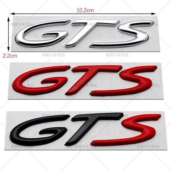 Car refitting GTS car logo car rear logo car sticker | Wish