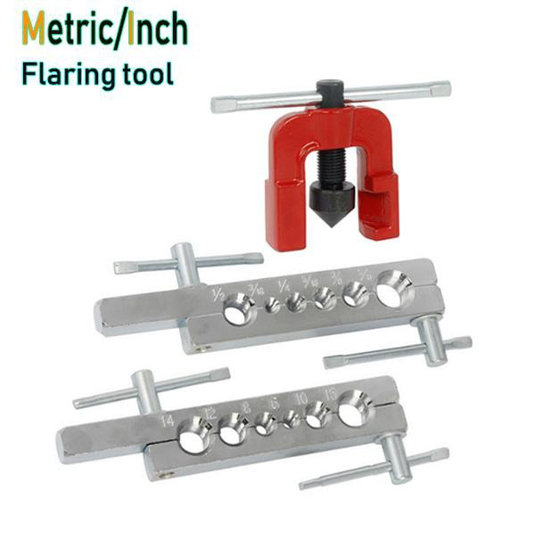 Tube Flaring Tool Kit Manual Pipe Expander Metric/Inch Expansion ...