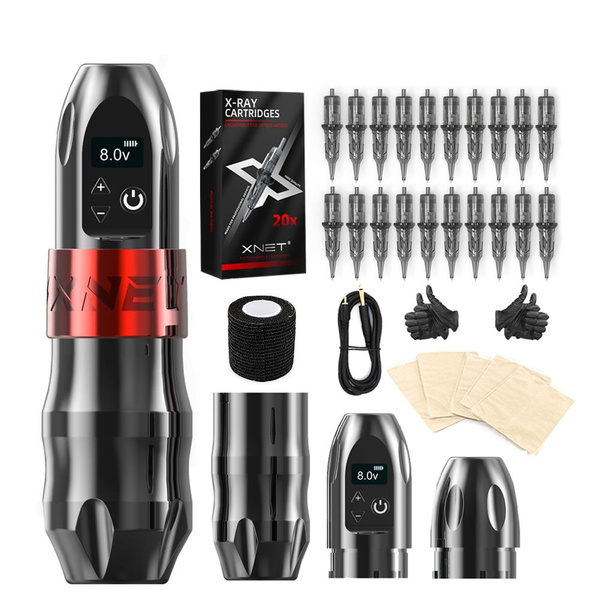 Titan Wireless Tattoo Machine Battery Pen Kits Dc Coreless Motor Led ...