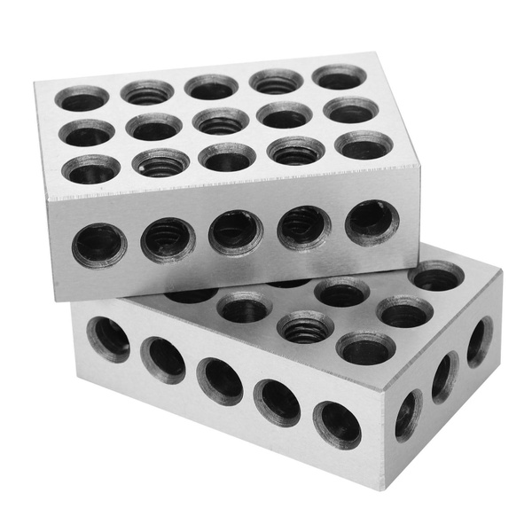 Ultra Accuracy 1 2 3 Block, High Hardness Parallel Block Silver 23 ...