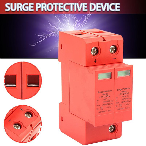 DC Photovoltaic Surge Protection Lightning Protection 1000V Surge ...