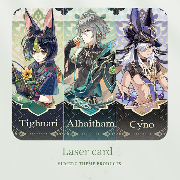 Game Genshin Impact Role Card Fatui Executive Laser Card Animation ...