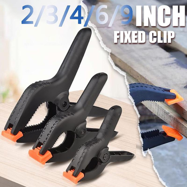 2/3/4/6/9inch Spring Clamps DIY Woodworking Tools Plastic Nylon Clamps ...