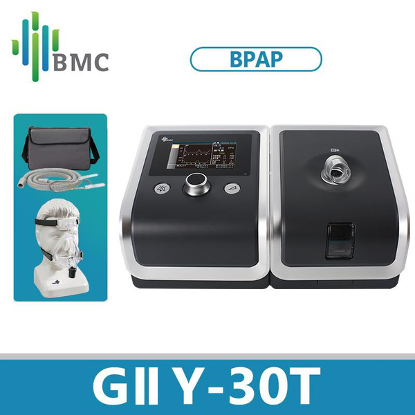 BMC BIPAP BPAP Y-30T 3.5 Inch Screen Work Mode CPAP/S/ST/T IPAP 4-30hPa ...