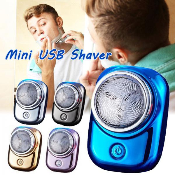 Mini Portable Shaver Men's Electric Razor USB Rechargeable Pocket Size ...