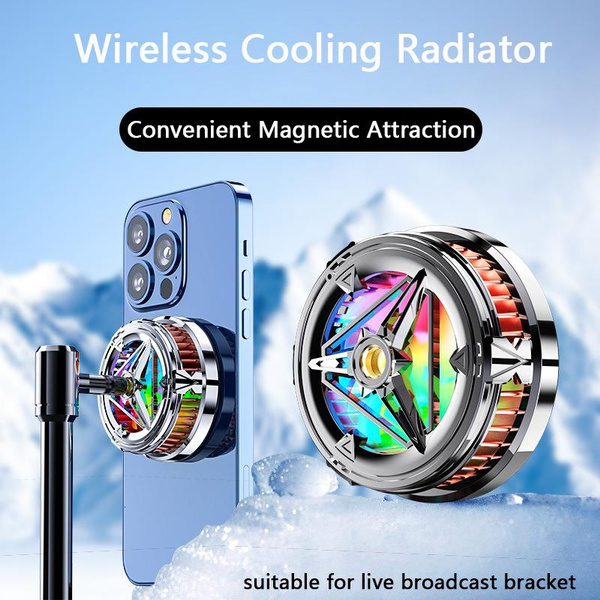 3 Colors Support Live Broadcast Bracket Mobile Phone Radiator with ...