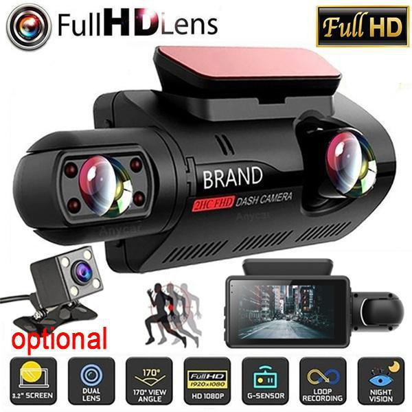 Car Driving Recorder Car DVR Dash Cam Video Recorder 3 In 1 Rear View ...