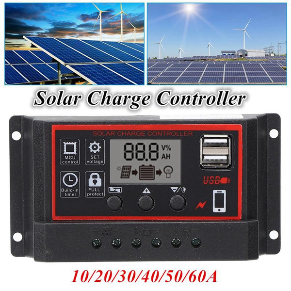 LCD Solar Charge Controller 5V /2.5A Dual USB PWM Cell Panel Regulator ... LCD Solar Charge Controller 5V /2.5A Dual USB PWM Cell Panel Regulator ...