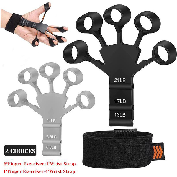 Finger Strengthener New Grip Strength Trainer, Finger Exerciser, 6 ...
