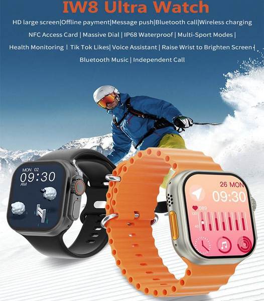 Multi-Sport IW8 Ultra Smart Watch Series 8 49mm 2.16" HD Screen ...