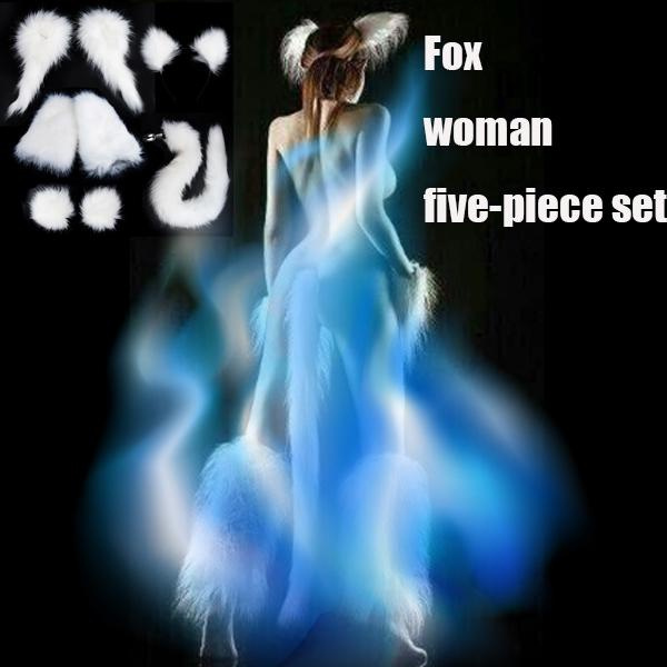 Sexy Woman Lovely Fox Tail Foxtail Cosplay Costume Party Props Sex Erotic Cosplay Wish