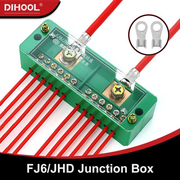 Car Battery Cable FJ6/JHD Junction Box 2-IN Multiple-OUT Electric Meter ...