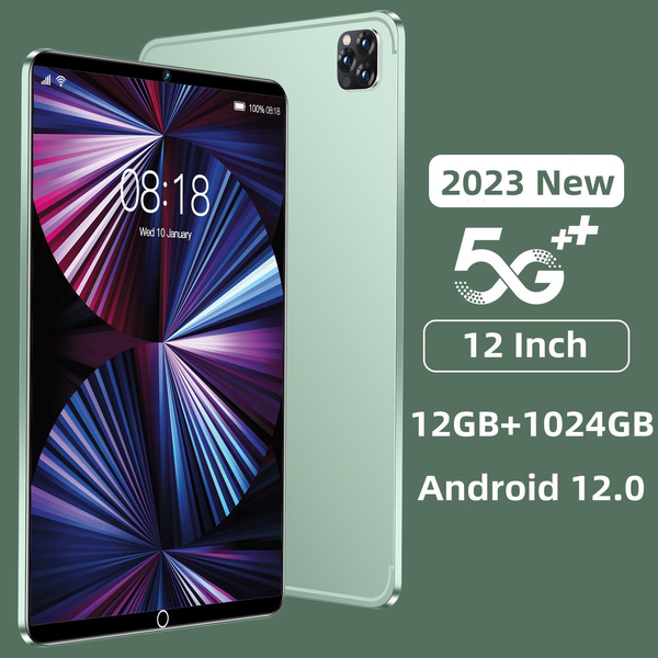 2023 The latest Android 12.0 WiFi tablet 12-inch ten-core 5G 4G tablet ...