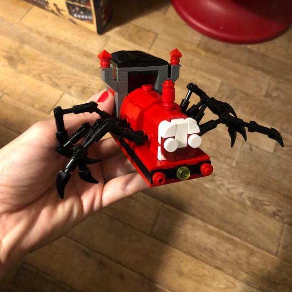 BuildMoc Choo-Choo Charles Building Blocks Set Horrors Game Spider Train Animal Figures Bricks ...