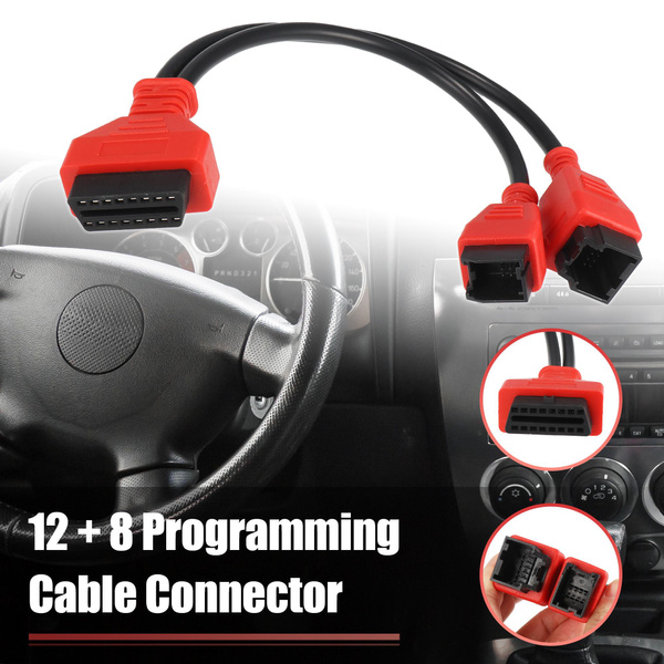 Cable Adaptor for Chrysler 12+8 Programming Diagnostics Cable Connector ...