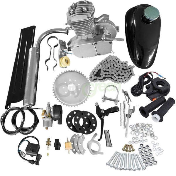 Full Set 80cc Bike Bicycle Motorized II 2 Stroke Petrol Gas Motor ...