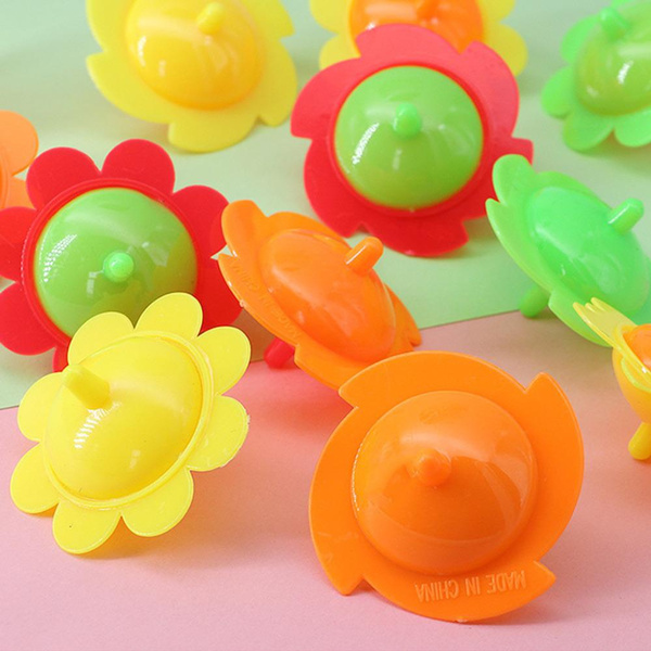 Plastic Flower Party Game Antistress Education Office Desk Toy Rotating ...