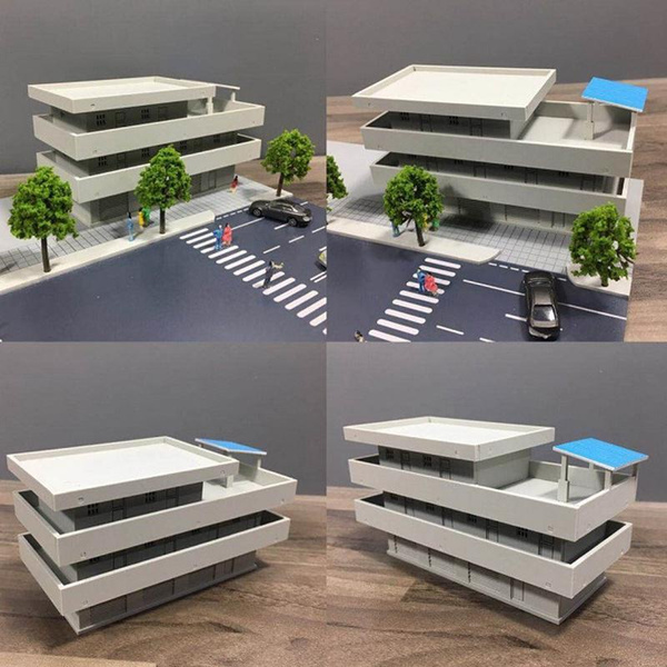 N Scale Modern Building 1/150Model Simulation Urban City Scene Plastic ...