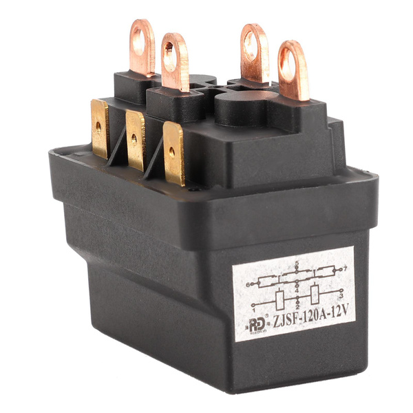 UTV Winch Relay Winch Solenoid Contact Relay Contactor 12V 120A Steel ...