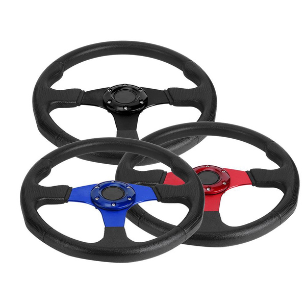 350mm/14in Racing Car Sport Steering Wheel 6 Universal Modified Racing ...