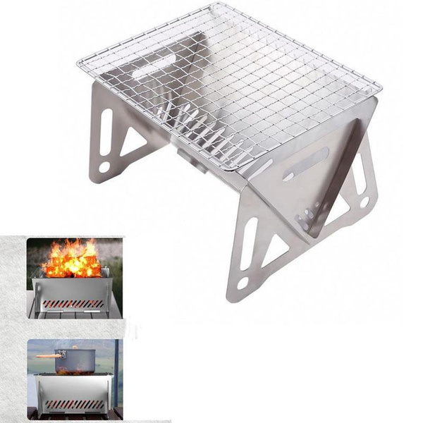 Portable Folding Barbecue Grill Camping BBQ Stove Mini BBQ Carbon Stove ...