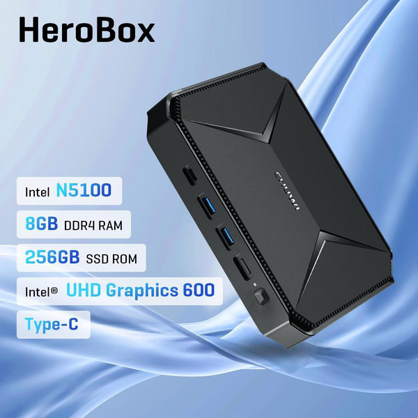 2023 Newest CHUWI HeroBox Mini PC Computer 8GB+256GB Intel N5100 CPU ...