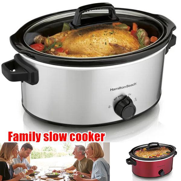2023 New 7 Quart Slow Cooker Large Capacity Serves 7+ 6 Quarts | Wish